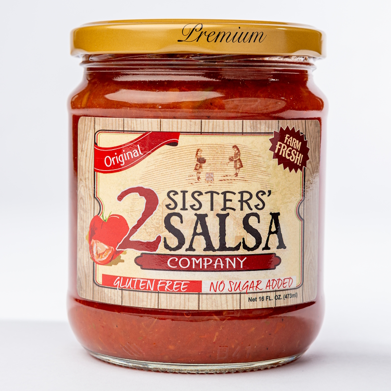 16 fl oz Original Salsa - 2 Sisters Salsa